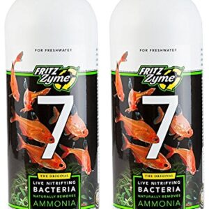 Fritz (2 Pack) Aquatics AFA80210 Fritzzyme 7-Freshwater Nitrifying Bacteria for Aquarium, 32-Ounce