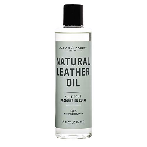 CARON & DOUCET - 100% Natural Leather Oil & Conditioner to Repair & Restore; Shoes, Boots, Couches, Car Seats, Purses, Jackets, Saddles & Tacks