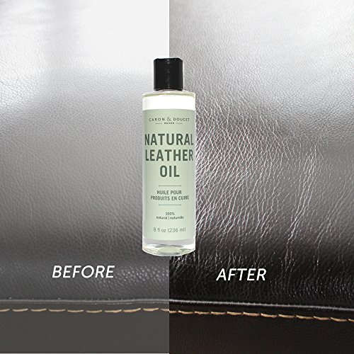 CARON & DOUCET - 100% Natural Leather Oil & Conditioner to Repair & Restore; Shoes, Boots, Couches, Car Seats, Purses, Jackets, Saddles & Tacks