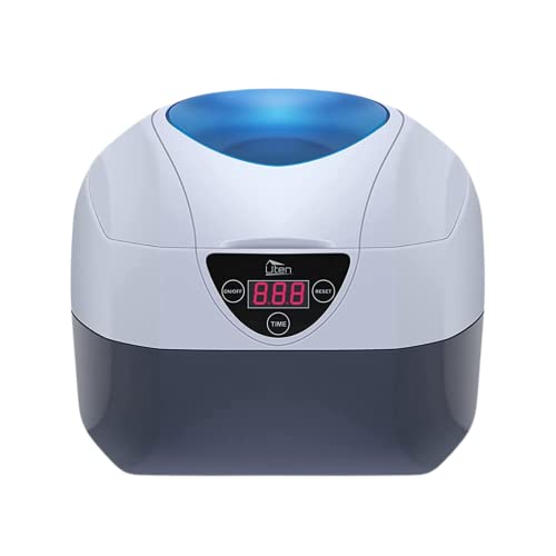 Ultrasonic Cleaner Low Noise Wash Machine for Cleaning Eyeglasses Jewelrys Watches Razors Dentures Combs Tools Instruments - 750 ml