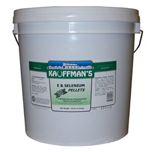 kauffmans vitamin e and selenium pellets 25 lb