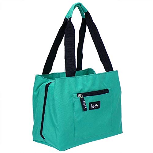 Nicole Miller of New York Insulated Lunch Cooler 11 Lunch Tote (Turquoise)