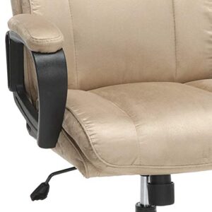 OFM ESS Collection Plush Microfiber Office Chair, in Tan (ESS-3082-TAN)