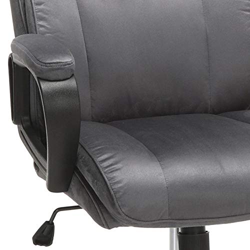 OFM ESS Collection Plush Microfiber Office Chair, in Gray (ESS-3082-GRY)