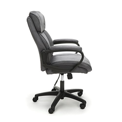 OFM ESS Collection Plush Microfiber Office Chair, in Gray (ESS-3082-GRY)