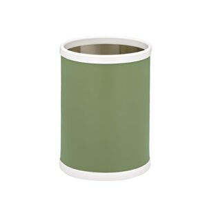 kraftware fun colors round wastebasket, 11”, mist green