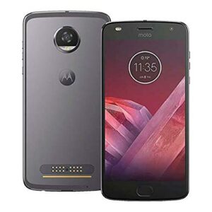 motorola moto z2 play xt1710-06 - 64gb single sim factory unlocked smartphone (dark gray - international version)