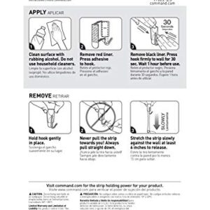 Command Small Refill Strips, White, 64-Strips - Easy to Open Packaging