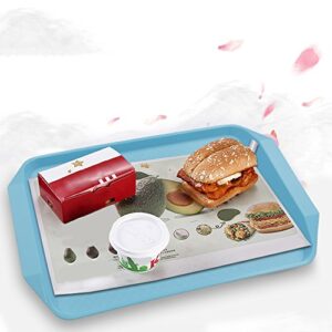 Yuright Plastic Serving Tray/Rectangular Fast Food Tray, 3-Piece