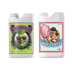 advanced nutrients big bud and bud candy bundle set fertilizers hydroponics (1 liter)