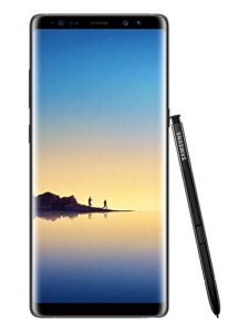 samsung galaxy note8 n950u 64gb unlocked gsm lte android phone w/ dual 12 megapixel camera - midnight black