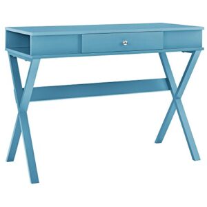 ameriwood home paxton campaign desk, blue