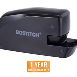 Bostitch Office Portable Electric Stapler, 20 Sheets, AC or Battery Powered, Black (MDS20-BLK)