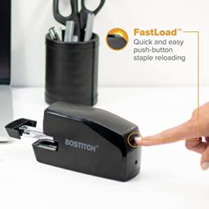 Bostitch Office Portable Electric Stapler, 20 Sheets, AC or Battery Powered, Black (MDS20-BLK)