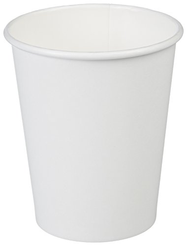 Amazon Basics Paper Hot Cup, 8 oz, 1000 Count, White