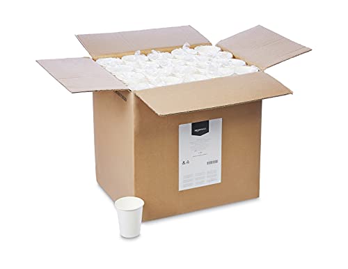 Amazon Basics Paper Hot Cup, 8 oz, 1000 Count, White