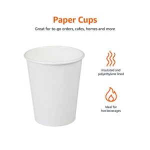 Amazon Basics Paper Hot Cup, 8 oz, 1000 Count, White