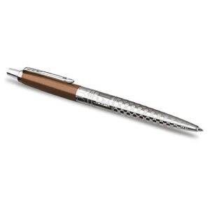 parker jotter special edition ballpoint pen, bronze gothic, medium point (0.7mm) blue ink, gift box (2025826)