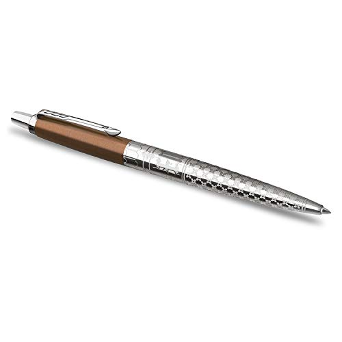 PARKER Jotter Special Edition Ballpoint Pen, Bronze Gothic, Medium Point (0.7mm) Blue Ink, Gift Box (2025826)