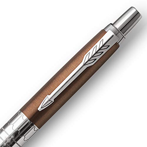 PARKER Jotter Special Edition Ballpoint Pen, Bronze Gothic, Medium Point (0.7mm) Blue Ink, Gift Box (2025826)