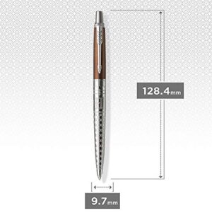 PARKER Jotter Special Edition Ballpoint Pen, Bronze Gothic, Medium Point (0.7mm) Blue Ink, Gift Box (2025826)