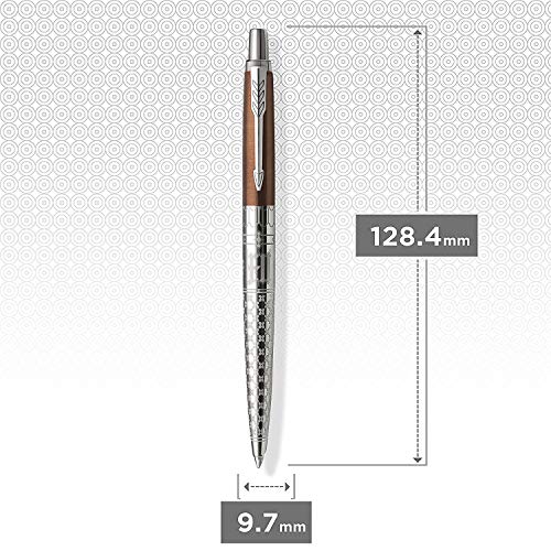 PARKER Jotter Special Edition Ballpoint Pen, Bronze Gothic, Medium Point (0.7mm) Blue Ink, Gift Box (2025826)