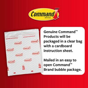 Command Medium Designer Hooks, Damage Free Hanging Wall Hooks with Adhesive Strips, No Tools Wall Hooks for Hanging Decorations in Living Spaces, 9 White Hooks and 12 Command Strips