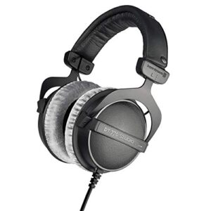 beyerdynamic dt 770 pro studio headphones - over-ear, closed-back, professional design for recording and monitoring (80 ohm, grey)