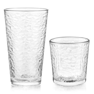 Libbey Yucatan 16-Piece Tumbler and Rocks Glass Set