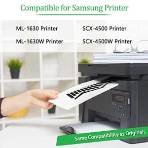 greencycle 2 Pack ML-D1630A Toner Cartridge High Yield Compatible for Samsung ML1630 ML-1630 ML-1630W SCX-4500 SCX-4500W Series Printer