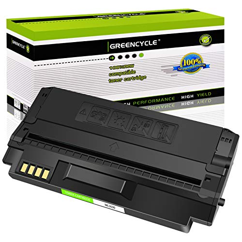 greencycle 1 Pack ML-D1630A Toner Cartridge High Yield Compatible for Samsung ML1630 ML-1630 ML-1630W SCX-4500 SCX-4500W Series Printer