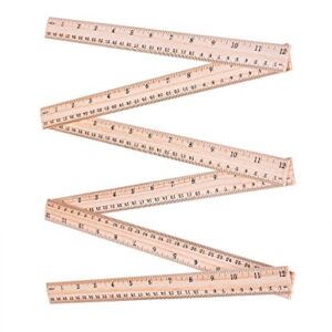 20 Pack Wooden Ruler Wood Rulers School Rulers Office Rulers and Clothing Measuring Rulers, 2Scale (12Inch and 30CM) …