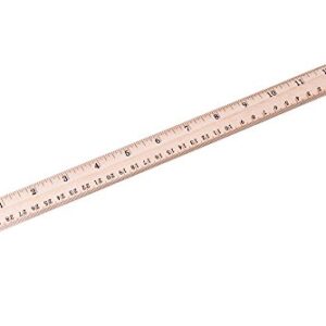 20 Pack Wooden Ruler Wood Rulers School Rulers Office Rulers and Clothing Measuring Rulers, 2Scale (12Inch and 30CM) …