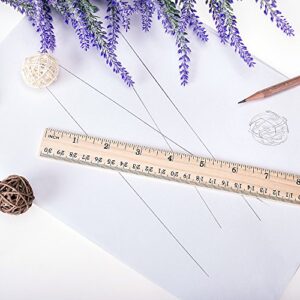 20 Pack Wooden Ruler Wood Rulers School Rulers Office Rulers and Clothing Measuring Rulers, 2Scale (12Inch and 30CM) …