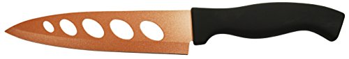 Set of 6 Copper Knives! 6.25" Blade - As Seen on TV Never Sharpen Knives! Stays Sharp Forever! Effortless Clean Cuts Every Time! Ideal for Chopping, Dicing, Mincing, and More! (6)