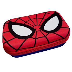 hard shell molded zippered pencil/storage case (spider-man)