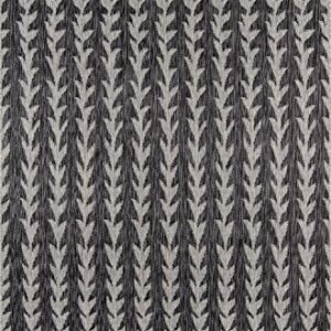 Novogratz by Momeni Rugs Villa Collection Amalfi Indoor/Outdoor Area Rug, 2'0" x 3'0", Charcoal