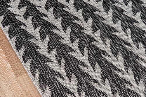 Novogratz by Momeni Rugs Villa Collection Amalfi Indoor/Outdoor Area Rug, 2'0" x 3'0", Charcoal