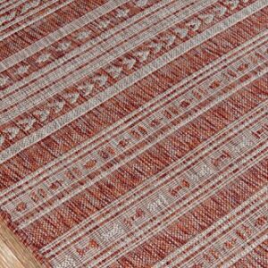 Novogratz Villa Collection Tuscany Indoor/Outdoor Area Rug, 3'3" x 5'0", Copper