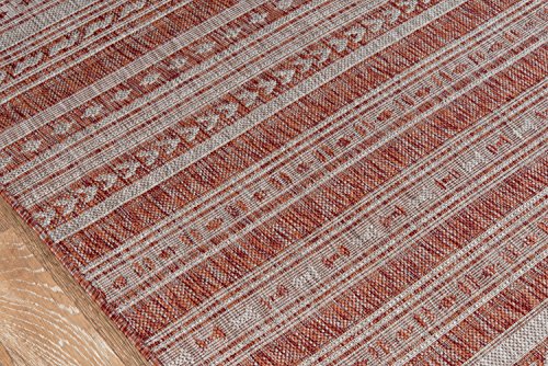 Novogratz Villa Collection Tuscany Indoor/Outdoor Area Rug, 3'3" x 5'0", Copper