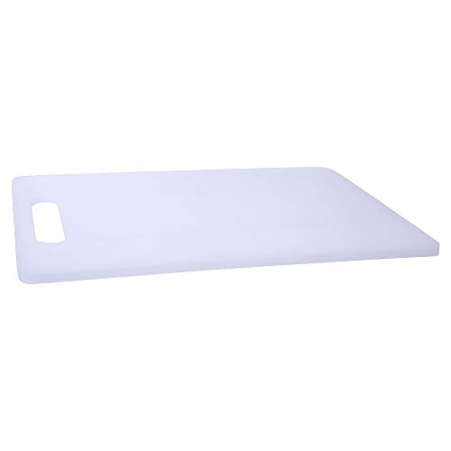 Luciano Everyday Essential Durable Plastic Cutting Board, 12 x 8.3 inches, White