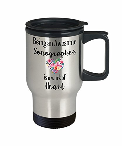 Sonographer Travel Mug, Sonographer Gift Ideas Travel Coffee Cup