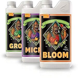 advanced nutrients anbgmbd500 bloom, micro, grow fertilizer bundle, 500ml each, original version