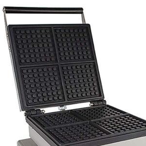 Commercial Nonstick 110v Electric 4pcs Square Waffle Baker Maker Machine