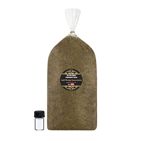 Gold Paydirt 1 Lb Bag of Pay Dirt | Guaranteed Gold + Free Glass Vial | Raw Natural Gold | Georgia Gold Concentrates