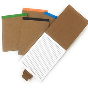 20 Bulk Fold Over Notepad Notebook Assortment - Made from 80% Post Consumer Recycled Paper …