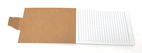 20 Bulk Fold Over Notepad Notebook Assortment - Made from 80% Post Consumer Recycled Paper …