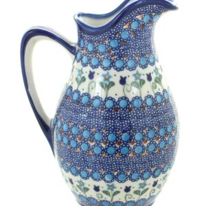 Blue Rose Polish Pottery Savannah Pitcher