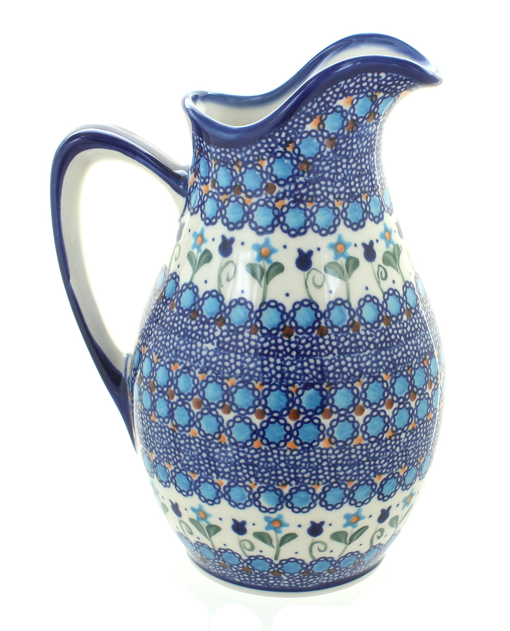 Blue Rose Polish Pottery Savannah Pitcher