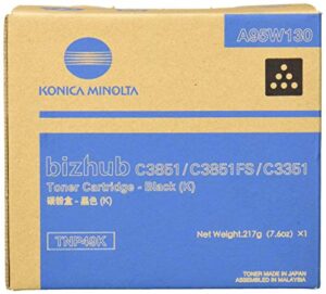 konica-minolta toner cartridge, black, tnp-49k